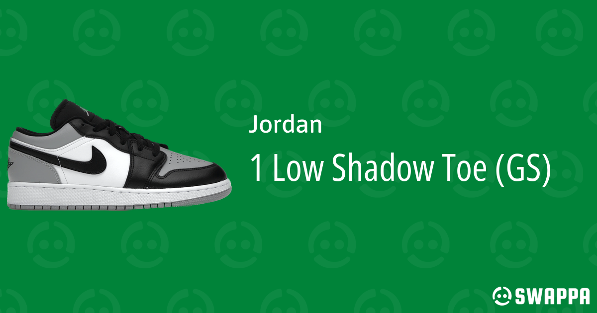Jordan 1 Low Shadow Toe (GS) - 553560-052 - Swappa