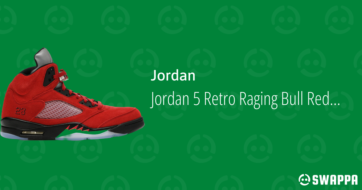 Jordan 5 Retro Raging Bull Red (2021) - DD0587-600 - Swappa
