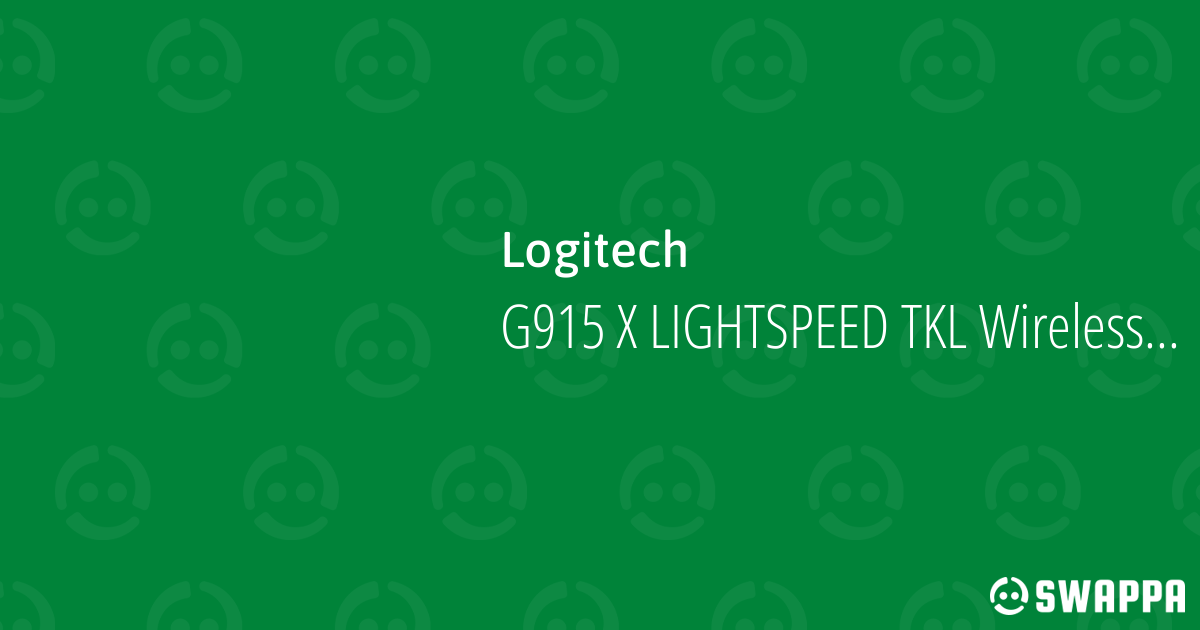 Logitech G915 X LIGHTSPEED TKL Wireless Keyboard - Swappa