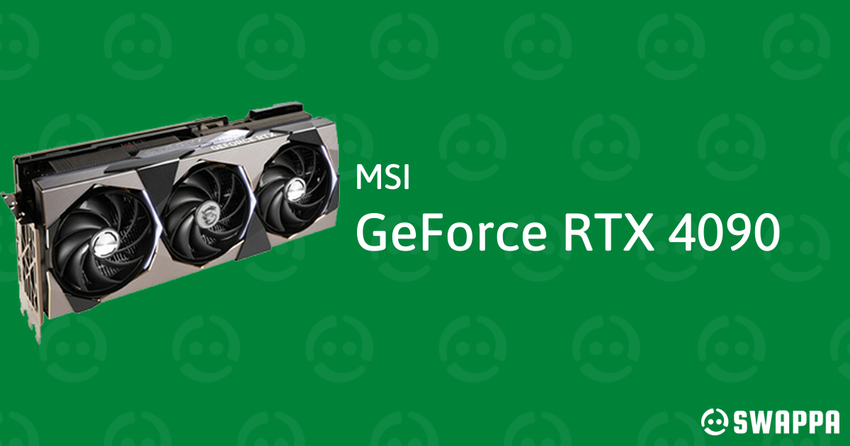 MSI GeForce RTX 4090 - Swappa