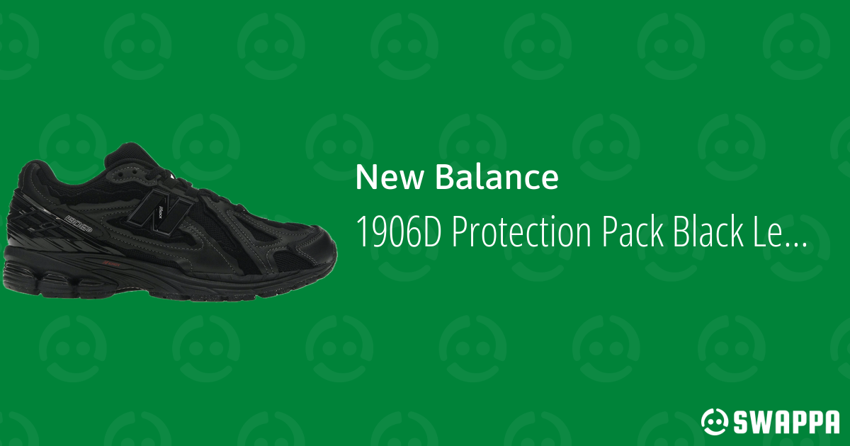 New Balance 1906D Protection Pack Black Leather - M1906DF - Swappa