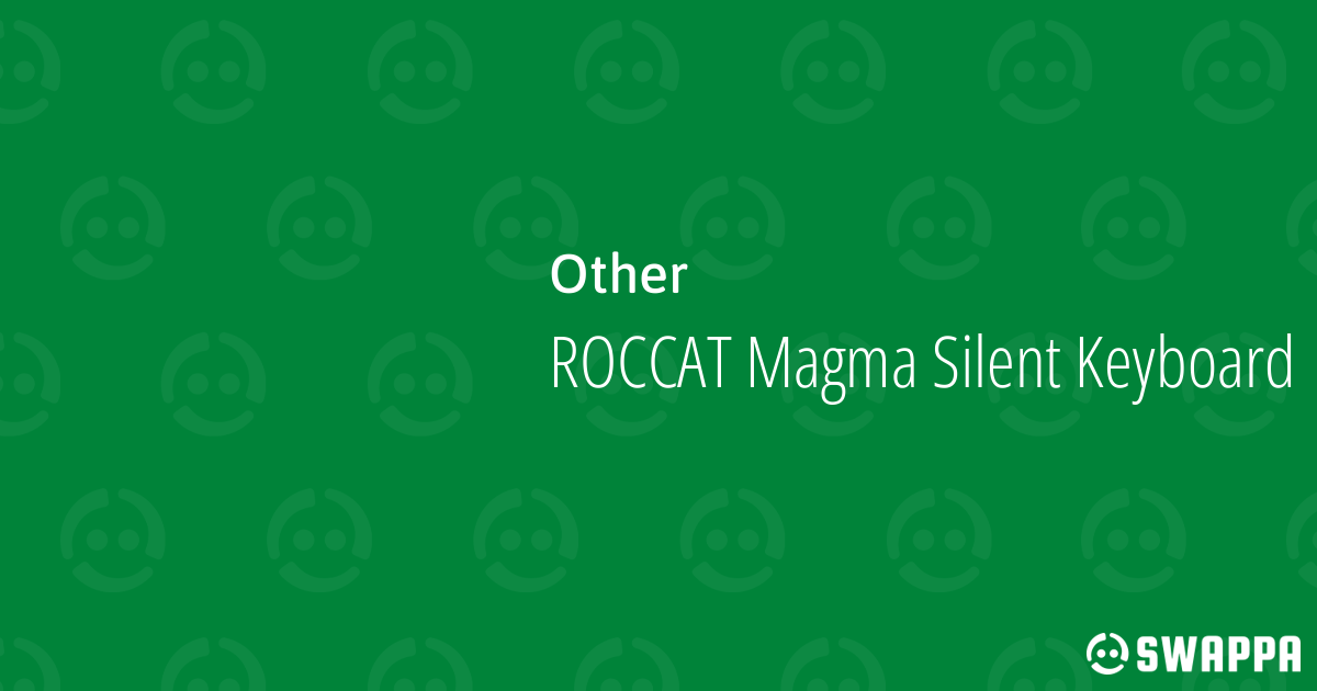 ROCCAT Magma Silent Keyboard - Swappa