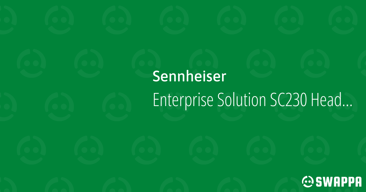 Sennheiser Enterprise Solution SC230 Headset - Swappa