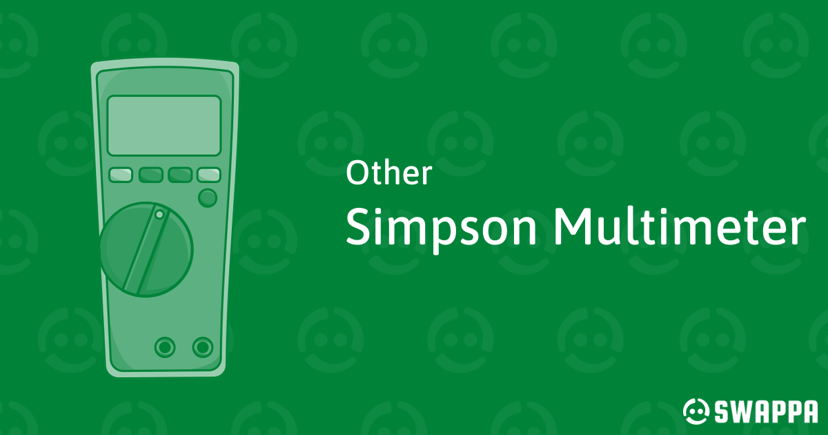 Simpson Multimeter - Swappa