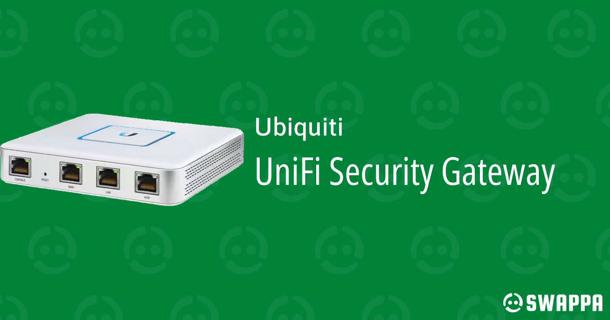 Ubiquiti UniFi Security Gateway - Swappa