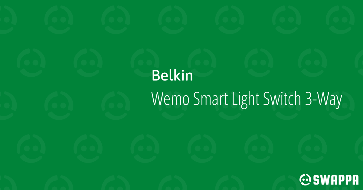 Wemo Smart Light Switch 3-Way - Swappa