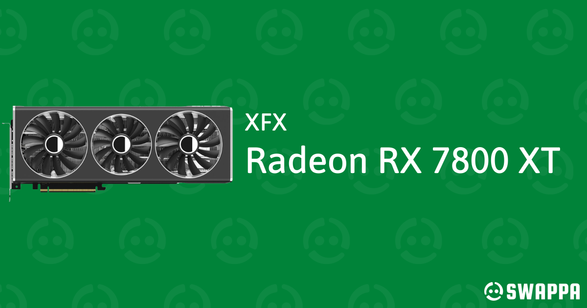 XFX Radeon RX 7800 XT - Swappa