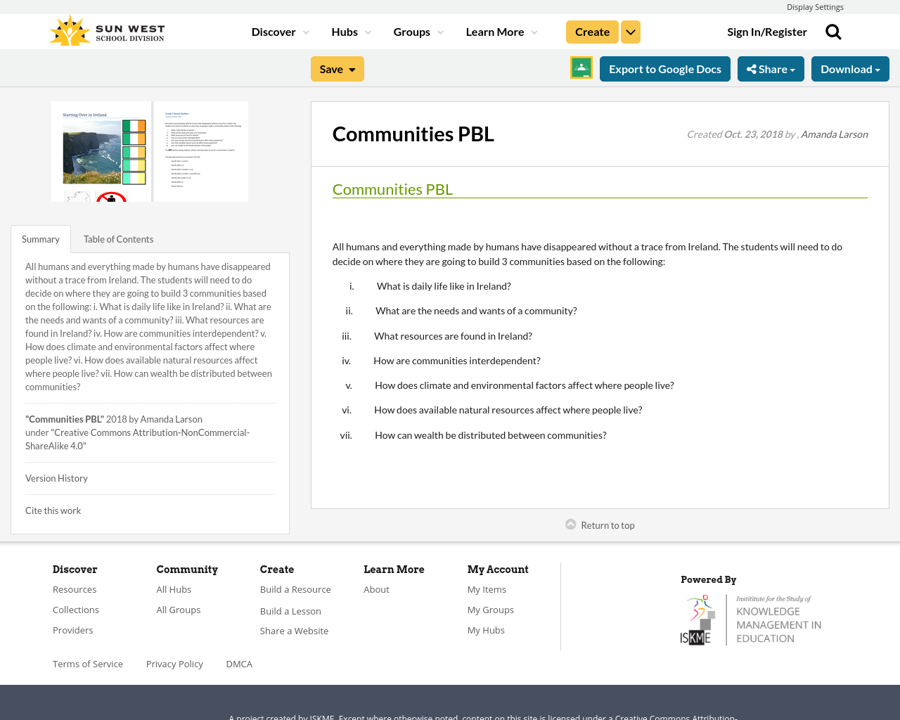 Communities PBL | Resource Bank