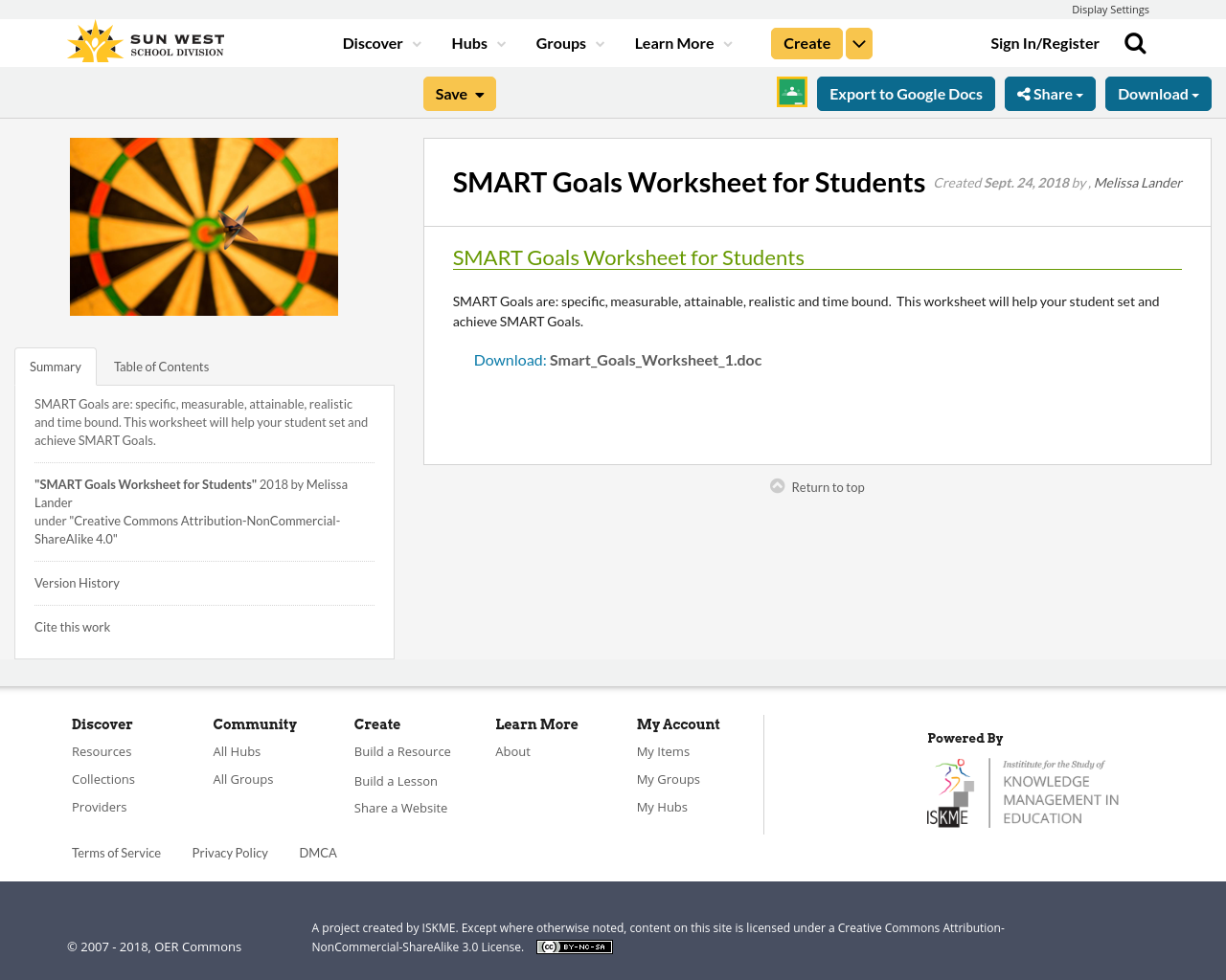 SMART Goals Worksheet for Students | Resource Bank