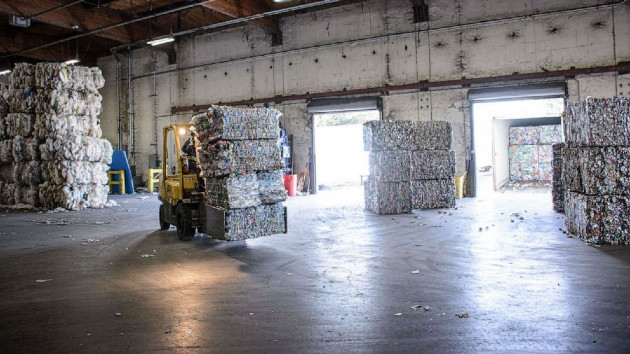 Why plastic is building up at recycling centers and catching fire ...