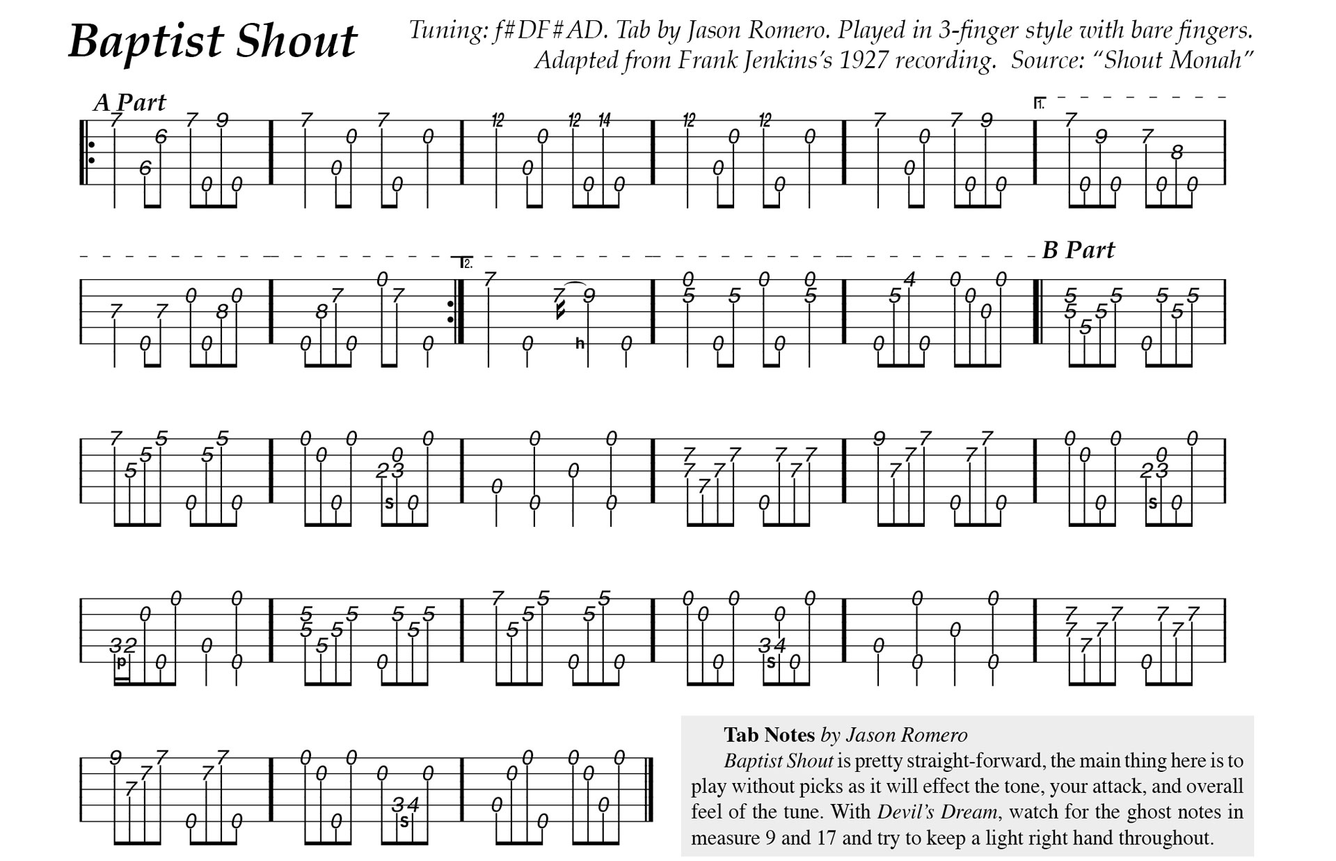 TOTW 07/21/2023 Baptist Shout (Frank Jenkins) - Discussion Forums ...