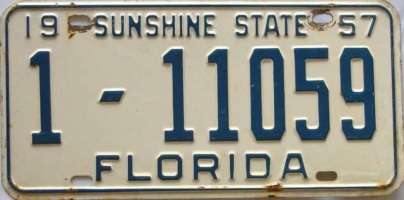 1957 Florida (#10164) for sale - The Tag Dr. Store