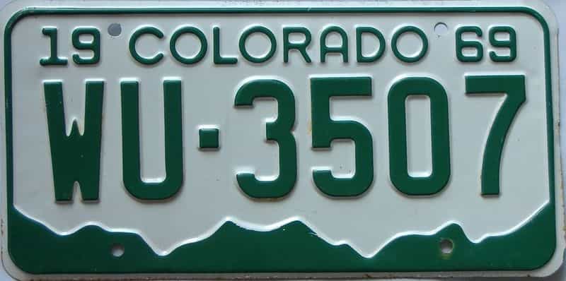 1969 Colorado (Single) (#10482) for sale - The Tag Dr. Store