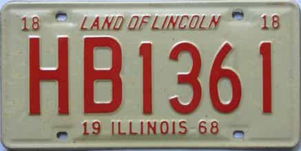 1968 Vintage License Plates for Sale - The Tag Dr. Store