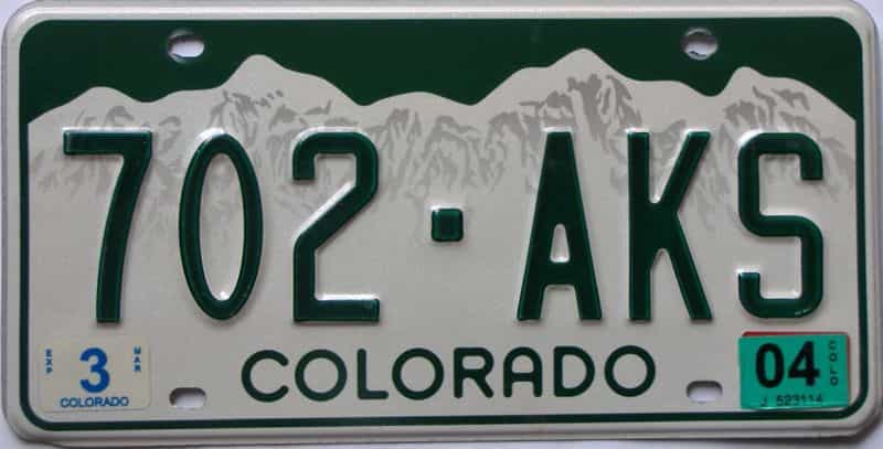 2004 Colorado (Single) (#10674) for sale - The Tag Dr. Store