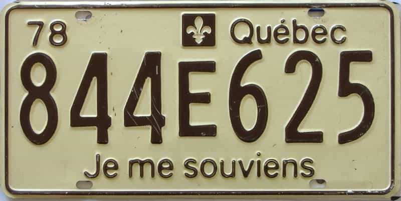 1978 Quebec (Single) (#11038) for sale
