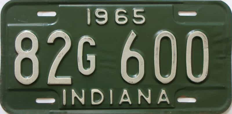 1965 Indiana (#11181) for sale - The Tag Dr. Store