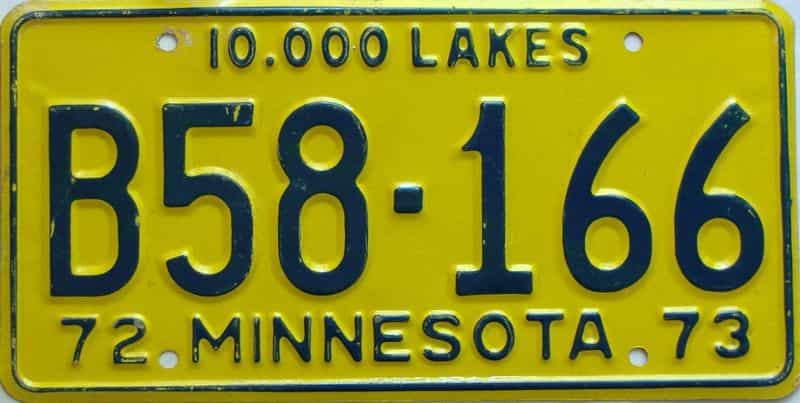 1973 Minnesota (Non Passenger) (#11318) for sale - The Tag Dr. Store
