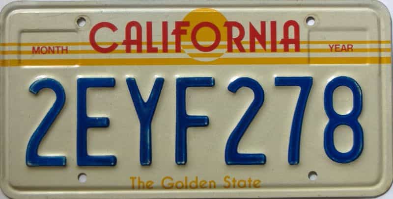 1985 California (Single) (#11385) for sale