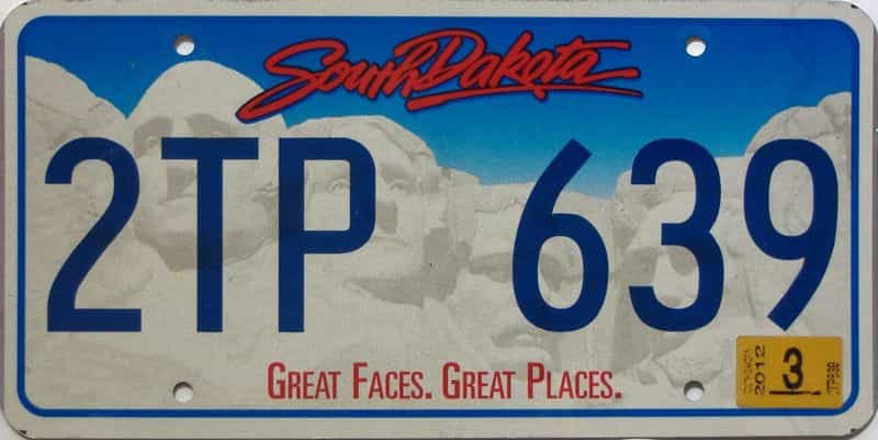 2012 South Dakota (Single) (#11500) for sale - The Tag Dr. Store