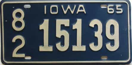 1965 Vintage License Plates for Sale - The Tag Dr. Store