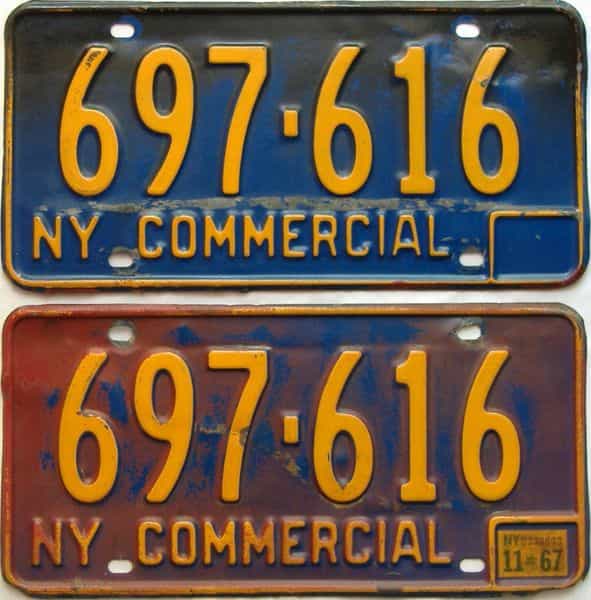 1967 New York (Non Passenger) (#11954) for sale - The Tag Dr. Store