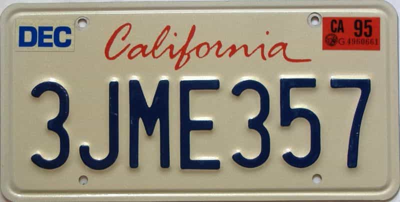 1995 California (Natural Single) (#12231) for sale - The Tag Dr. Store