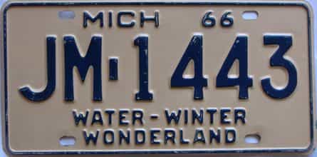 1966 Vintage License Plates for Sale - The Tag Dr. Store