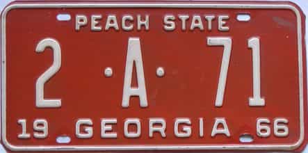 1966 Vintage License Plates for Sale - The Tag Dr. Store