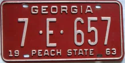1963 Vintage License Plates for Sale - The Tag Dr. Store