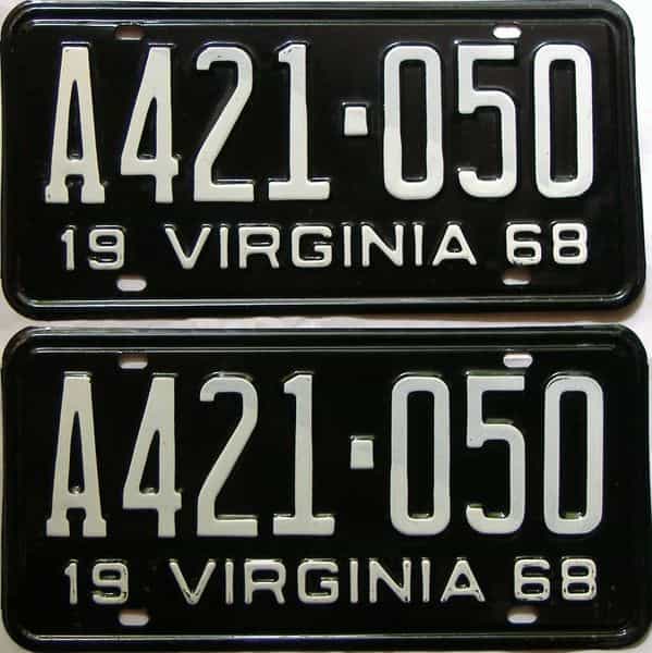 1968 Virginia (Pair) (#14536) for sale