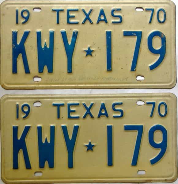 1970 Texas (Pair) (#14651) for sale