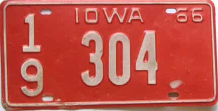 1966 Vintage License Plates for Sale - The Tag Dr. Store