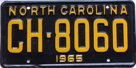 1965 Vintage License Plates for Sale - The Tag Dr. Store