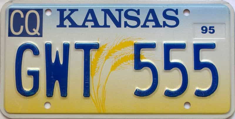 1995 Kansas (#16044) for sale - The Tag Dr. Store