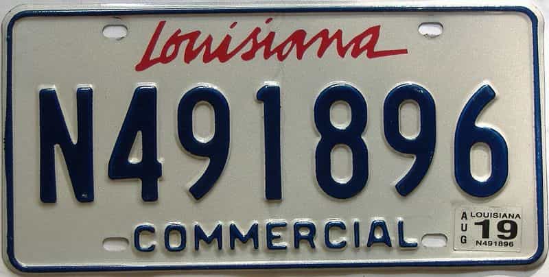 Louisiana License Plates