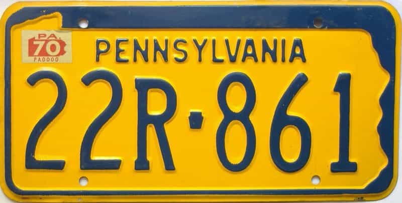 1970 Pennsylvania (Natural) (#16447) for sale - The Tag Dr. Store