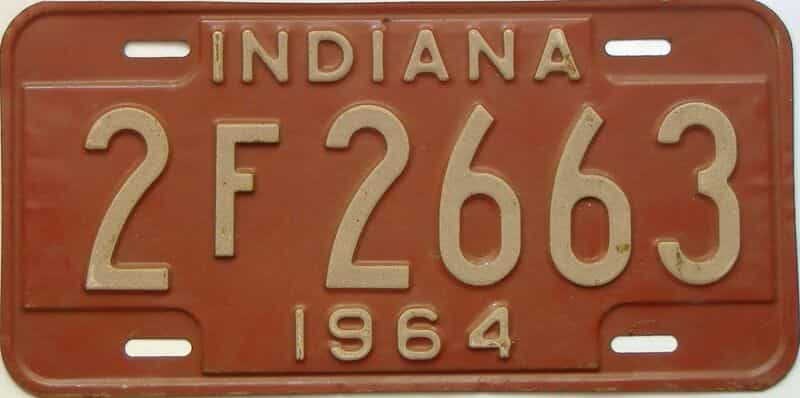 1964 Indiana (#16485) for sale - The Tag Dr. Store