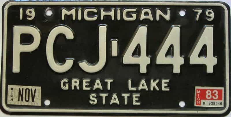 1983 Michigan (Single) (#16643) for sale - The Tag Dr. Store