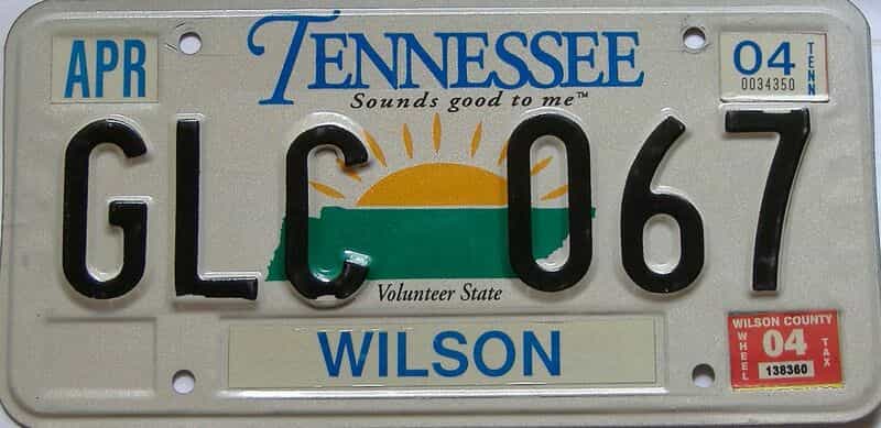 2004 Tennessee (#17002) for sale - The Tag Dr. Store