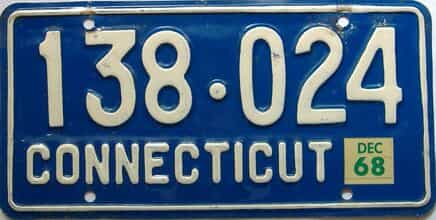 1968 Vintage License Plates for Sale - The Tag Dr. Store