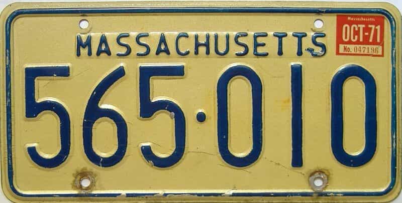 1971 Massachusetts (Single) (#17820) for sale
