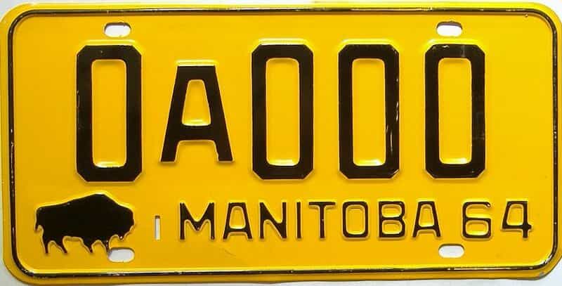 1964 Manitoba (Sample) (#17932) for sale - The Tag Dr. Store