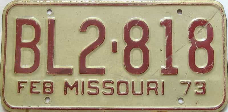 1973 Missouri (Single) (#17945) for sale - The Tag Dr. Store