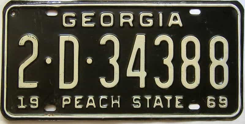 1969 Georgia (De Kalb) (#18022) for sale