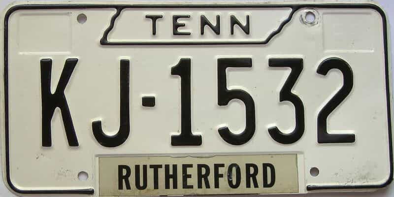 1966 Tennessee (Single) (#18557) for sale - The Tag Dr. Store