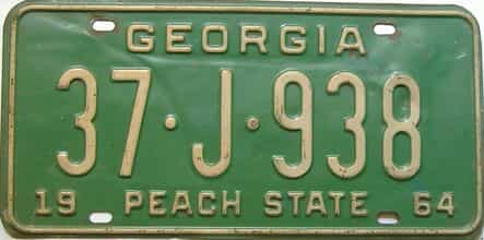 1964 Vintage License Plates for Sale - The Tag Dr. Store