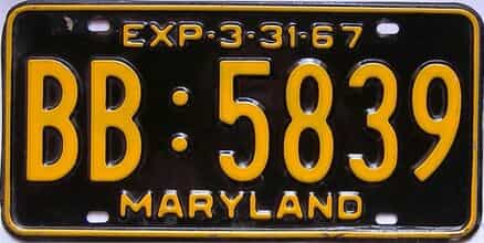 1966 Vintage License Plates for Sale - The Tag Dr. Store