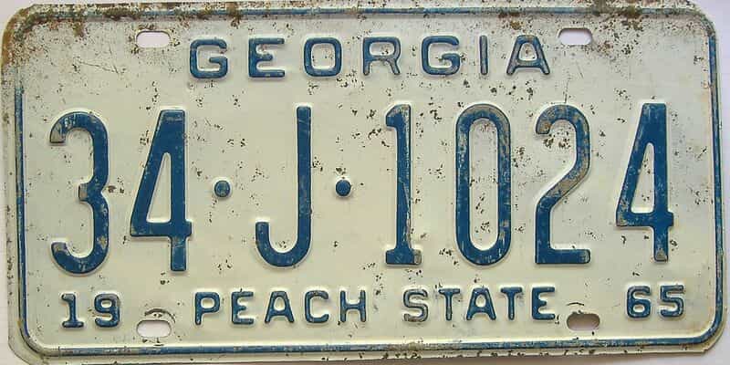 YOM 1965 Georgia (Tift) (#19367) for sale - The Tag Dr. Store
