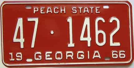 1966 Vintage License Plates for Sale - The Tag Dr. Store